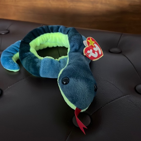 Ty | Toys | Ty Beanie Baby Hissy The Snake | Poshmark